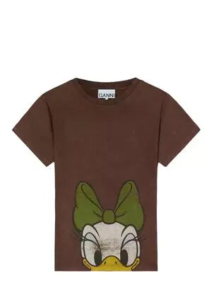 GANNI X Disney Graphic T-shirt - Brown
