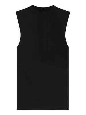 BOSS Ribbed Sleeveless Top - Black