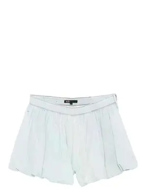 Maje Pleated Shorts - Blue