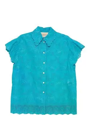 Valentino Garavani Lace Shirt - Blue