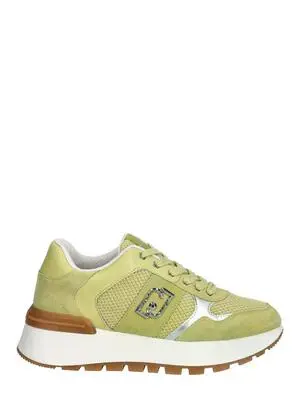 Liu Jo Suede Platform Sneakers - Yellow