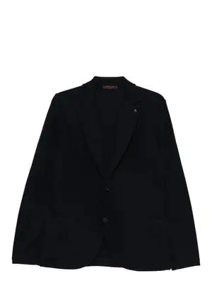 GRAN SASSO Patch-pocket Wool Blazer