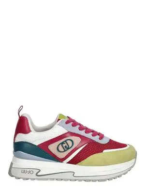Liu Jo Logo Suede Sneakers - Red