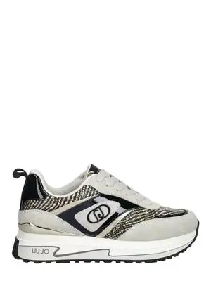 Liu Jo Logo Detail Sneakers - Grey