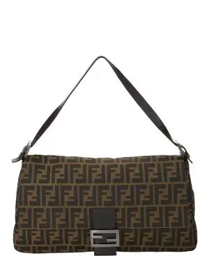 Fendi Zucca Canvas Mama Shoulder Bag - Brown