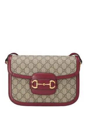 GUCCI Original GG Supreme 1955 Horsebit Shoulder Bag