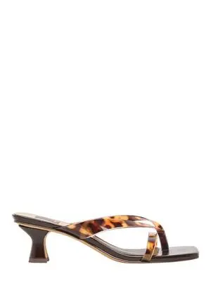 DOLCEVITA Brevel Vinyl Sandals - Tortoise Jelly