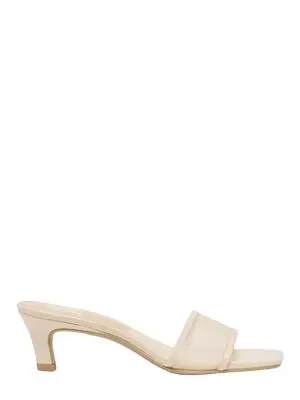DOLCEVITA Rexa Mesh Kitten Heel Mule - Creme Mesh