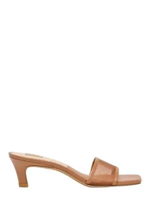 DOLCEVITA Rexa Mesh Kitten Heel Mules - Caramel Mesh
