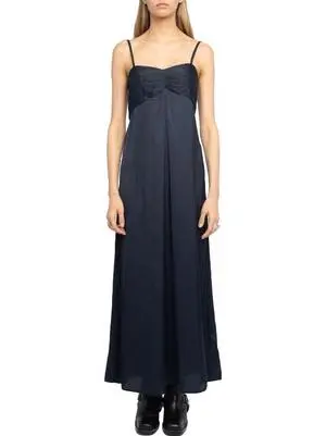 ZADIG&VOLTAIRE Rippie Satin Maxi Dress