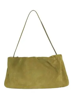 THE ROW Xl Bourse Suede Bag - Green