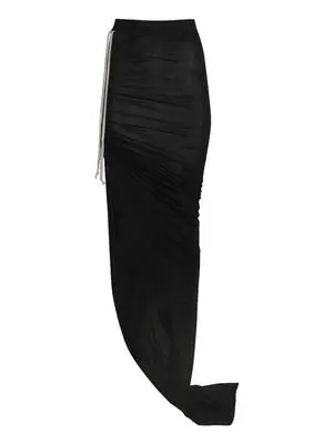 Rick Owens Soft Edfu Skirt - Black