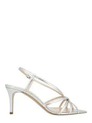 ANDREA WAZEN Marilyn Elaphe Sandal - Silver