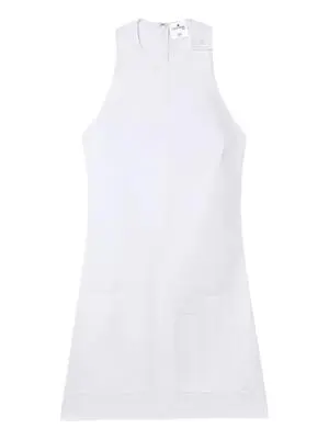 COURRÃ¨GES Heritage Poplin Mini Dress - White