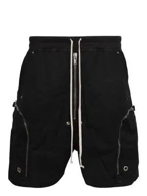 Rick Owens Bauhaus Pods Relaxed Fit Shorts - Black