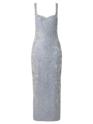 CLIO PEPPIATT Iris Embellished Gown - Blue