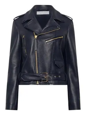 Gabriela Hearst Anton Moon Biker Jacket - Dark Navy