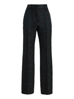 MEL USINE Amandine Jacquard Pants - Black