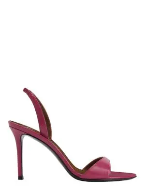 GIUSEPPE ZANOTTI Lilibeth 90 Leather Slingback Sandals - Pink