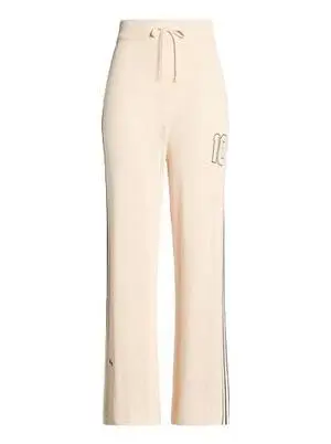 BARROW Wide-leg Jacquard Knit Pants - Beige
