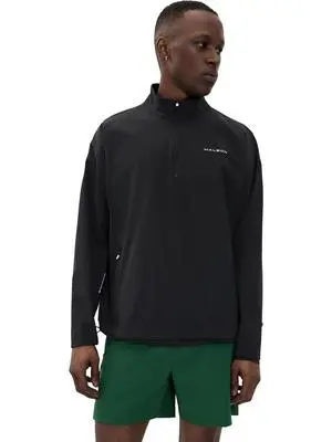 MALBON Performance Quarter Zip Pullover - Black