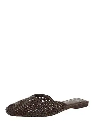 Sam Edelman Nola Woven Slides - Dark Brown Woven