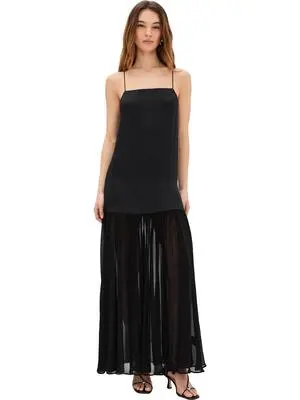 ANINE BING ANINE BING Clementine Silk Blend Maxi Dress