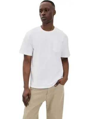 Marine Layer Relaxed Cloud 9 Jersey Tee White