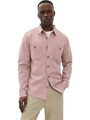 MARINE LAYER Pacifica Stretch Twill Overshirt