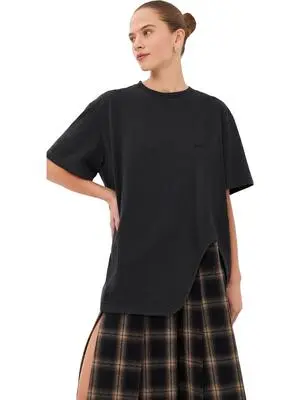 Attico Oversized T-shirt - Faded Black