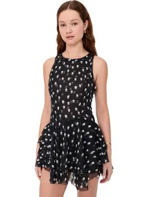 Free People Printed Mini Dress - Night Combo