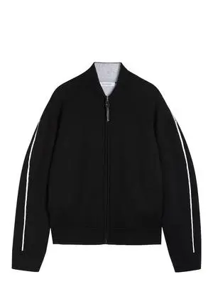 Givenchy Wool-blend Cardigan With Logo - Black