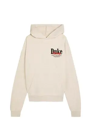 DUKE + DEXTER World Championship Printed Cotton Hooded Sweatshirt - Off White