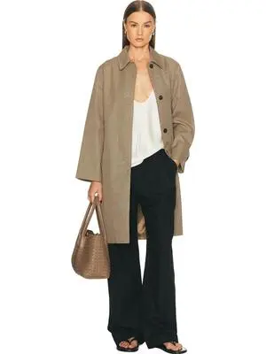 NILI LOTAN Watson Duster Coat - Beige Check