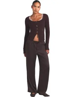 SKIMS Lace Knit Long Sleeve Cardigan - Phoenix