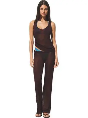 SKIMS Slinky Knit Low Rise Pants - Currant