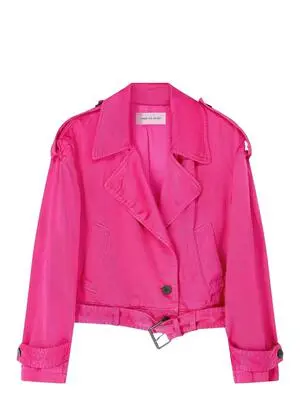 DRIES VAN NOTEN Overdyed Biker Jacket