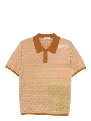 SANDRO Patterned Polo Shirt