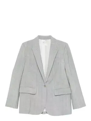 FORTE_FORTE Single-breasted Blazer - Grey
