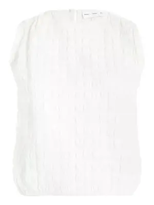 Proenza Schouler White Label Textured Crew-neck Top - Neutrals