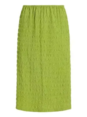 Proenza Schouler White Label Lori Textured Skirt - Green