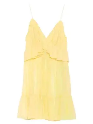 Raquel Diniz Ruffled Dress - Yellow