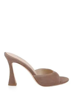 L'Agence Avery Suede Mule - Cardamom Suede