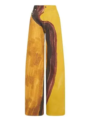 Gabriela Hearst Amoret Barrel-leg Jeans In Earth Multi Recycled Cotton Denim - Multicolor