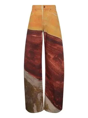 Gabriela Hearst Amoret Barrel-leg Jean - Multicolor