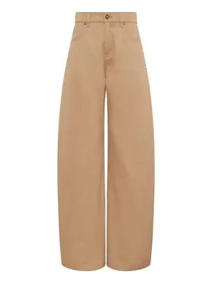 Gabriela Hearst Amoret Barrel-leg Jean - Camel