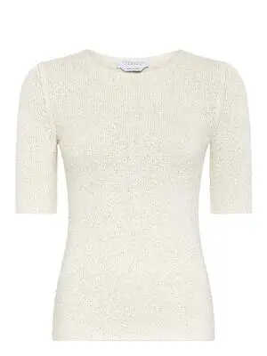 Gabriela Hearst Valentia Knit T-shirt - Off White
