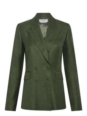 Gabriela Hearst Angela Double-breasted Blazer - Olive