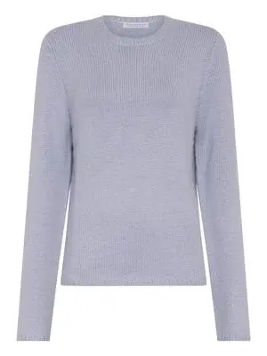 Gabriela Hearst Titus Knit Cashmere Sweater - Light Blue