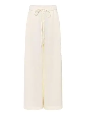 Gabriela Hearst Gelos Wide-leg Alpaca Wool Pant - Ivory